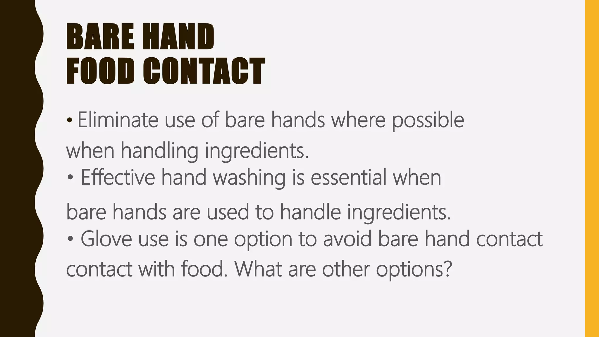 04 sanitary practices in preparing sandwiches | PPTX