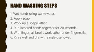 04 sanitary practices in preparing sandwiches | PPTX