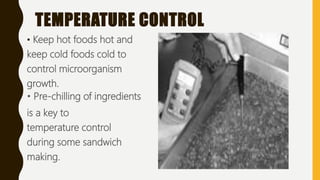 04 sanitary practices in preparing sandwiches | PPTX