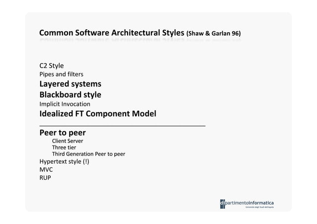 Software Architecture: Styles | PDF