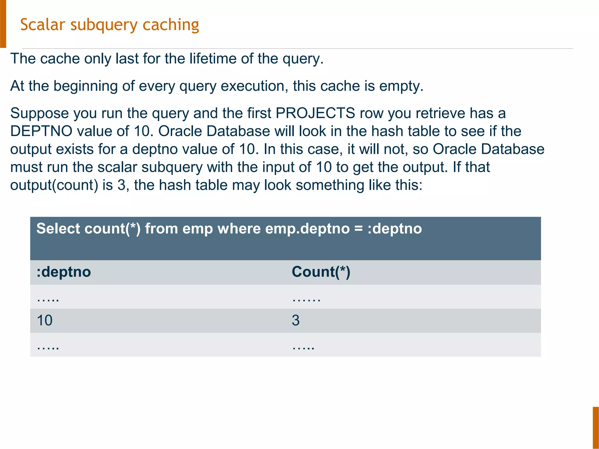Oracle SQL, PL/SQL Performance tuning | PPT