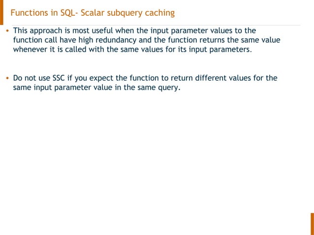 Oracle SQL, PL/SQL Performance tuning | PPT