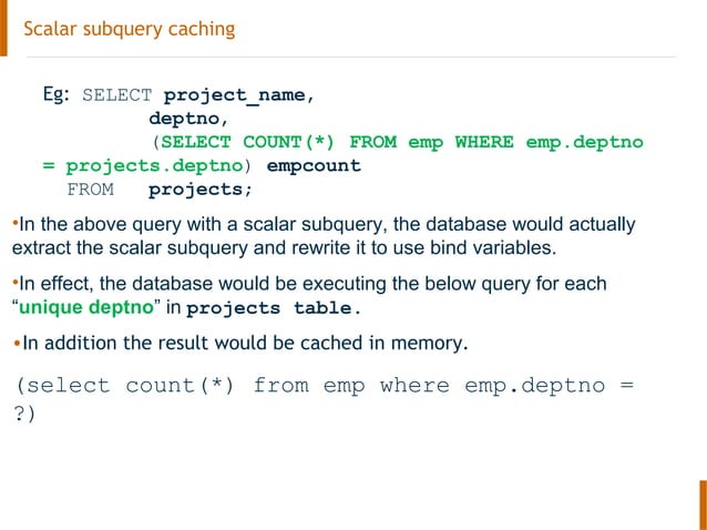 Oracle Sql Plsql Performance Tuning Ppt