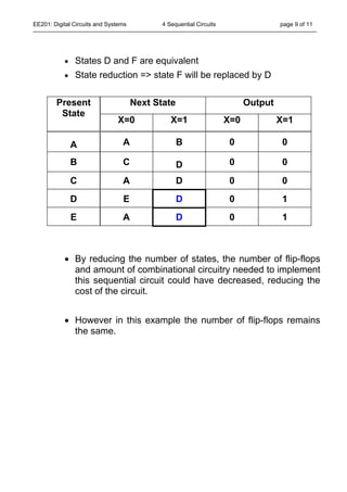 04 sequential circuits | PDF