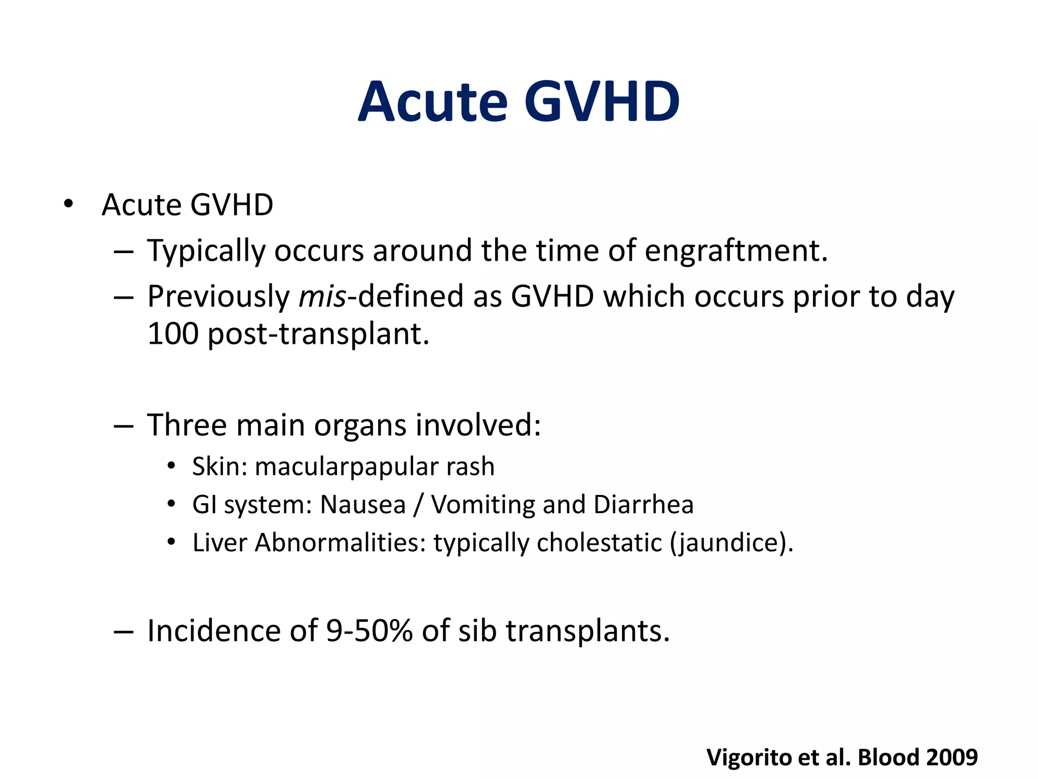 New Strategies for the Prevention and Treatment of Graft vs. Host ...