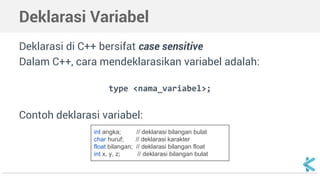 Algoritma dan Struktur Data - Sintaks C++ | PDF