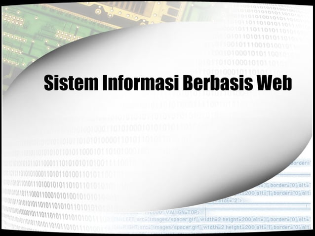 04 Sistem Informasi Berbasis Web | PPT