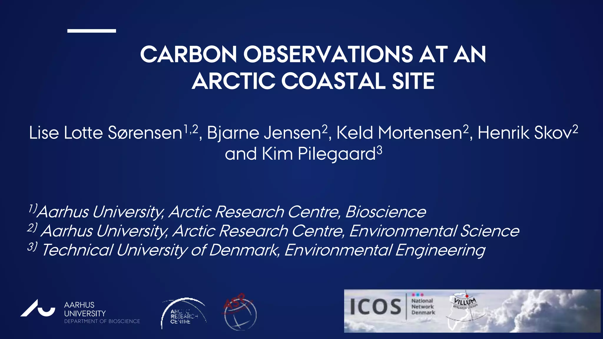 Carbon observations at an Arctic coastal site | PPTX