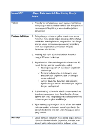 04 SOP Rapat Bulanan Monitoring Kinerja.docx
