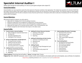 Specialist internal auditor i | PDF