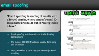 Spoofing attack: Learn about Email spoofing, IP address spoofing and ...