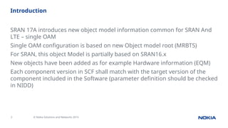 04_SRAN17A_Commissioning and integration | PPTX