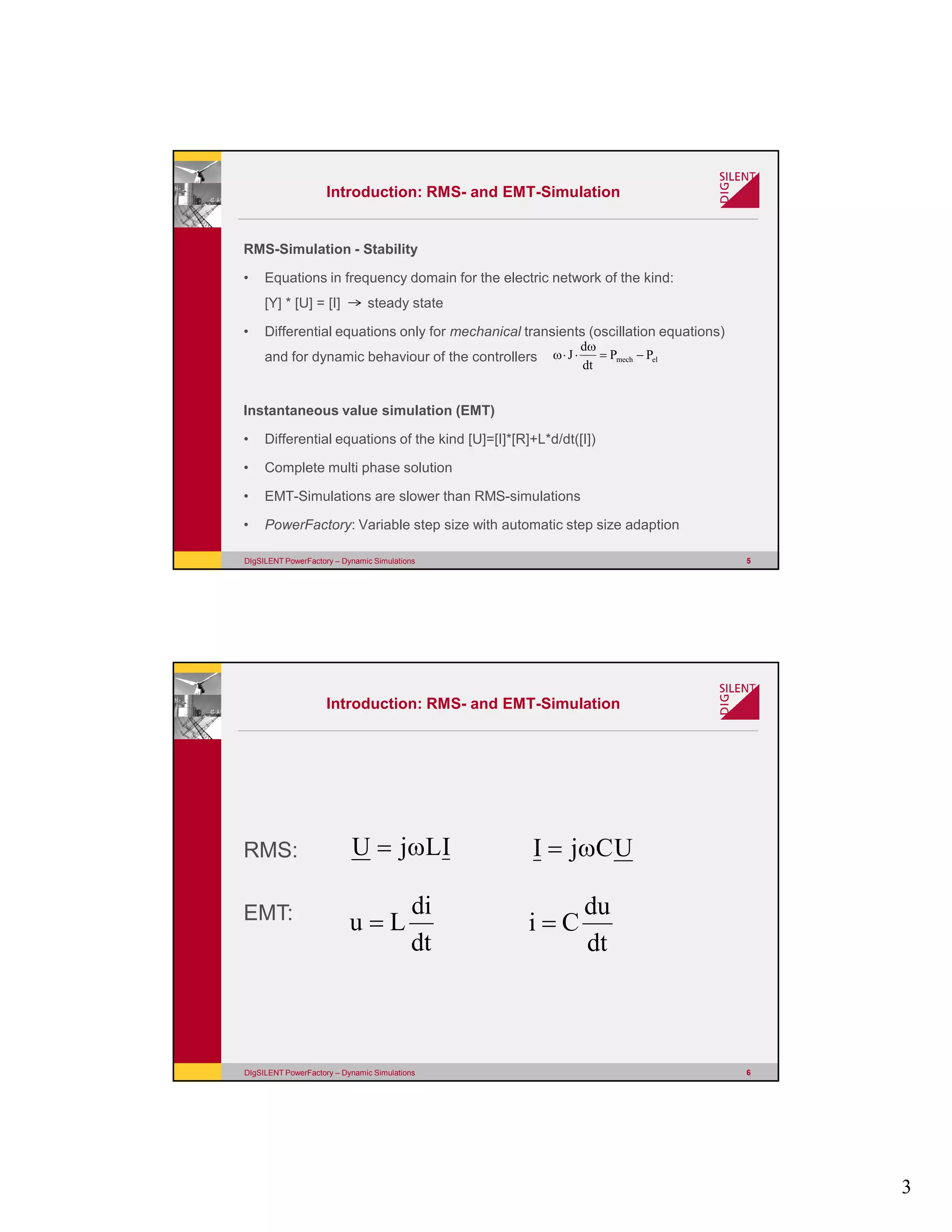 DigSILENT PF - 04 stability handling | PDF