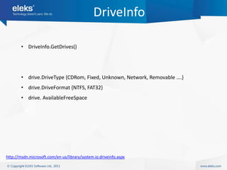 04 standard class library c# | PPT