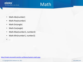 04 standard class library c# | PPT