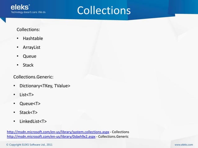 04 standard class library c# | PPT