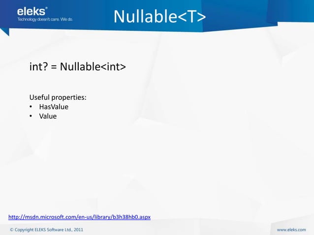 04 standard class library c# | PPT