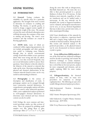 04 stone testing_viii | PDF