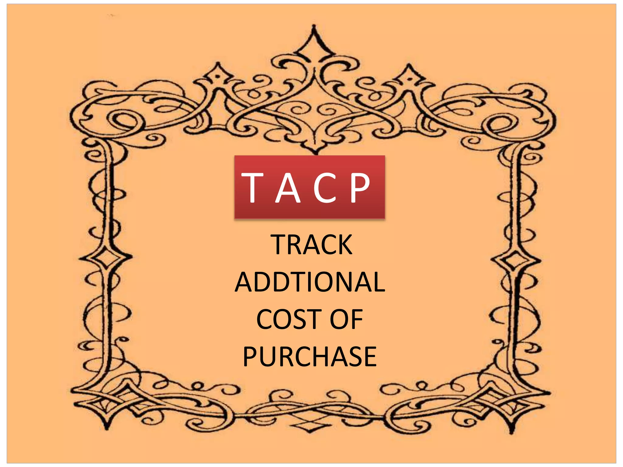 04 tacp tally lesson track additional cost of purchase | PPTX