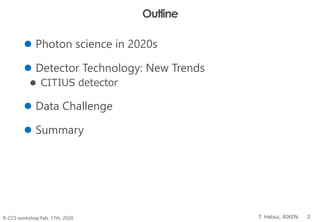 04 New opportunities in photon science with high-speed X-ray imaging ...