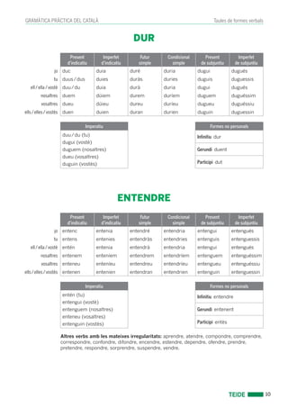 04 taules de formes verbals | PDF