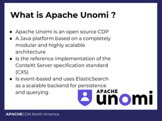 Apache Unomi presentation and update. By Serge Huber, CTO Jahia | PPT