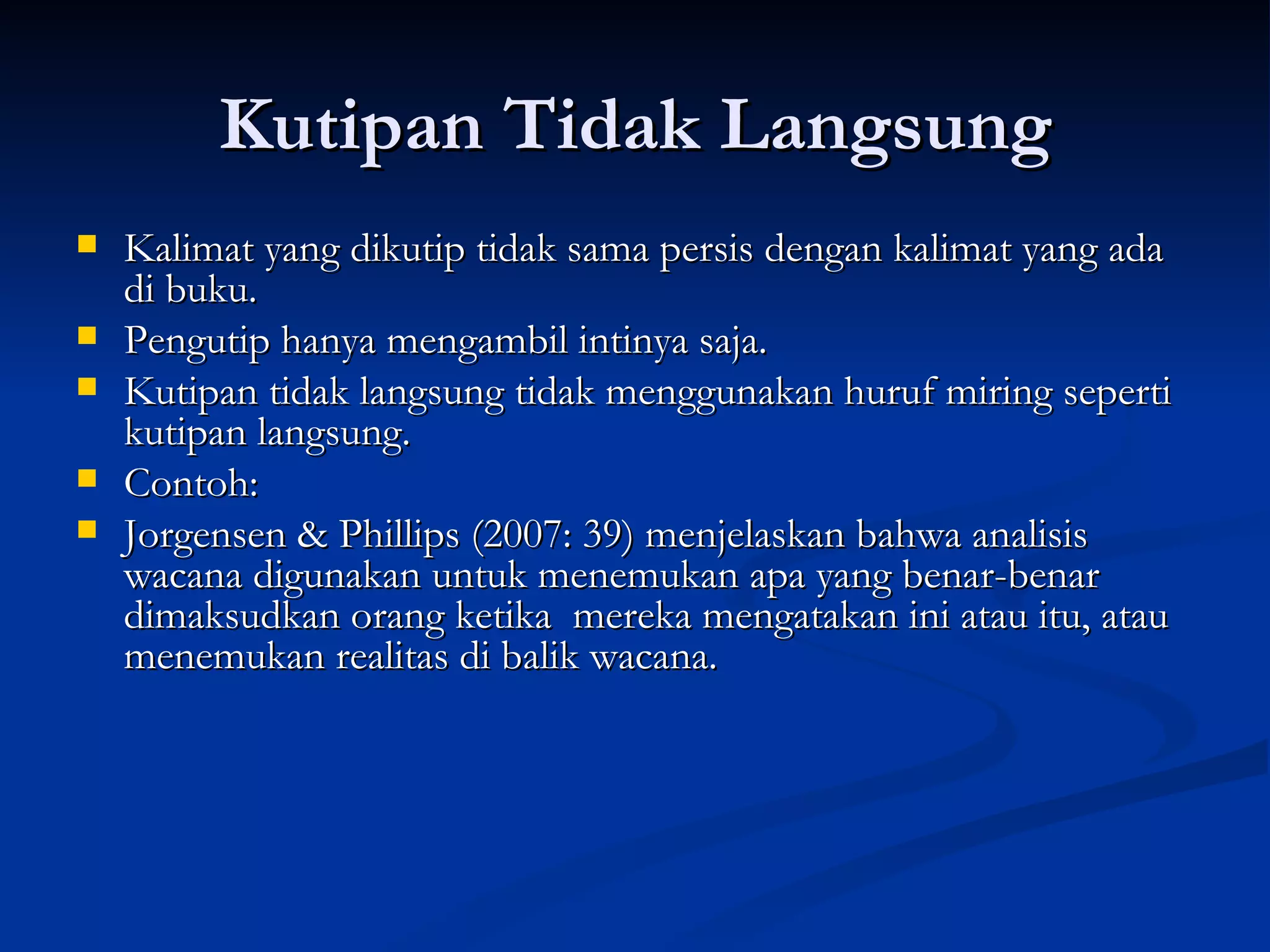 04 teknik mengutip | PPT