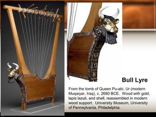 Bull Lyre From The Tomb Of Queen Puabi