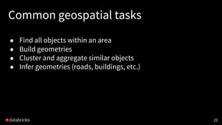 Geospatial Analytics at Scale with Deep Learning and Apache Spark with Tim hunter and Raela Wang ...