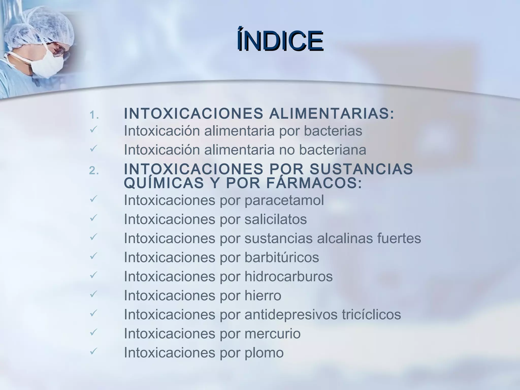 intoxicaciones alimentarias por farmacos | PPT