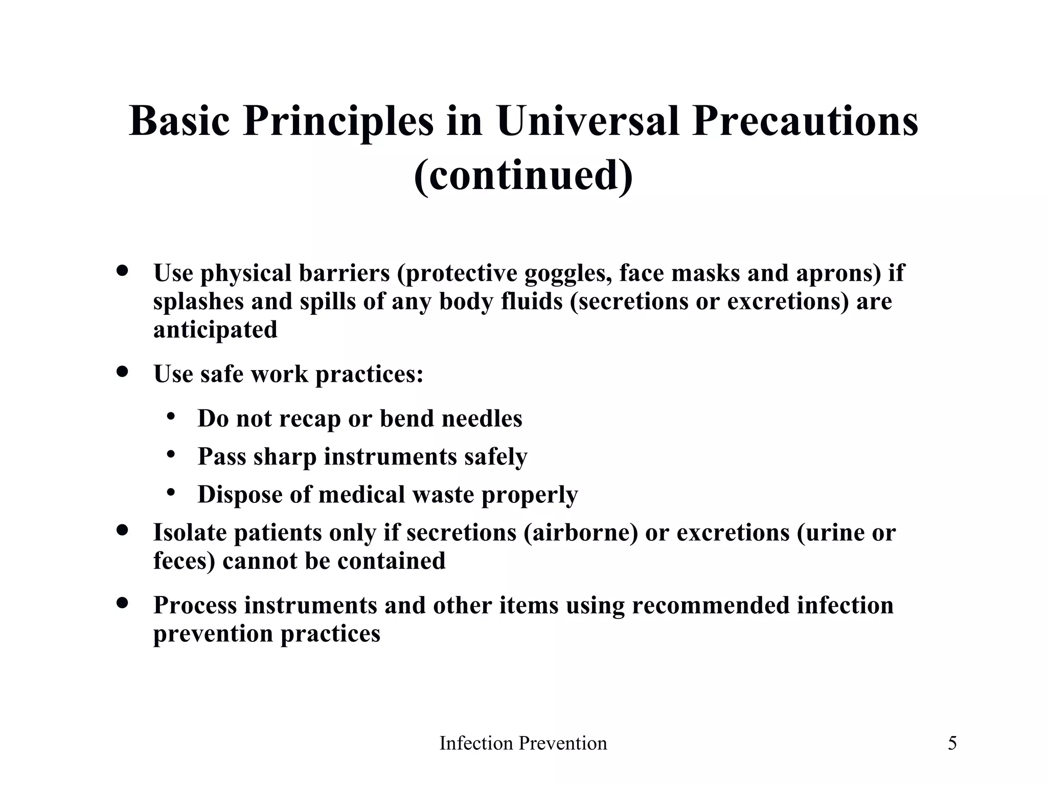 04 Universal precaution_ infection prevention | PPT
