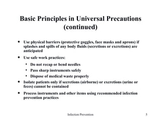 04 Universal precaution_ infection prevention | PPT