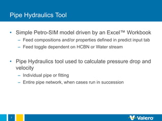 Valero Petro-SIM simple tools | PDF