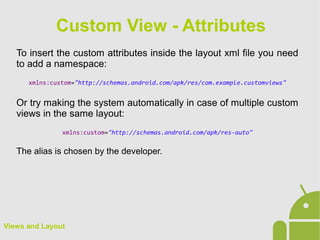 Android App Development - 04 Views and layouts | ODP
