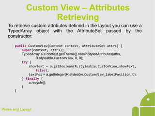 Android App Development - 04 Views and layouts | ODP