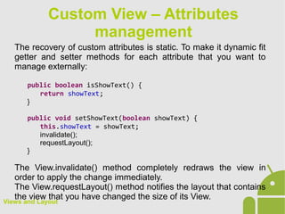 Android App Development - 04 Views and layouts | ODP