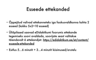 Esseede analüüs: allikatele viitamine | PPT