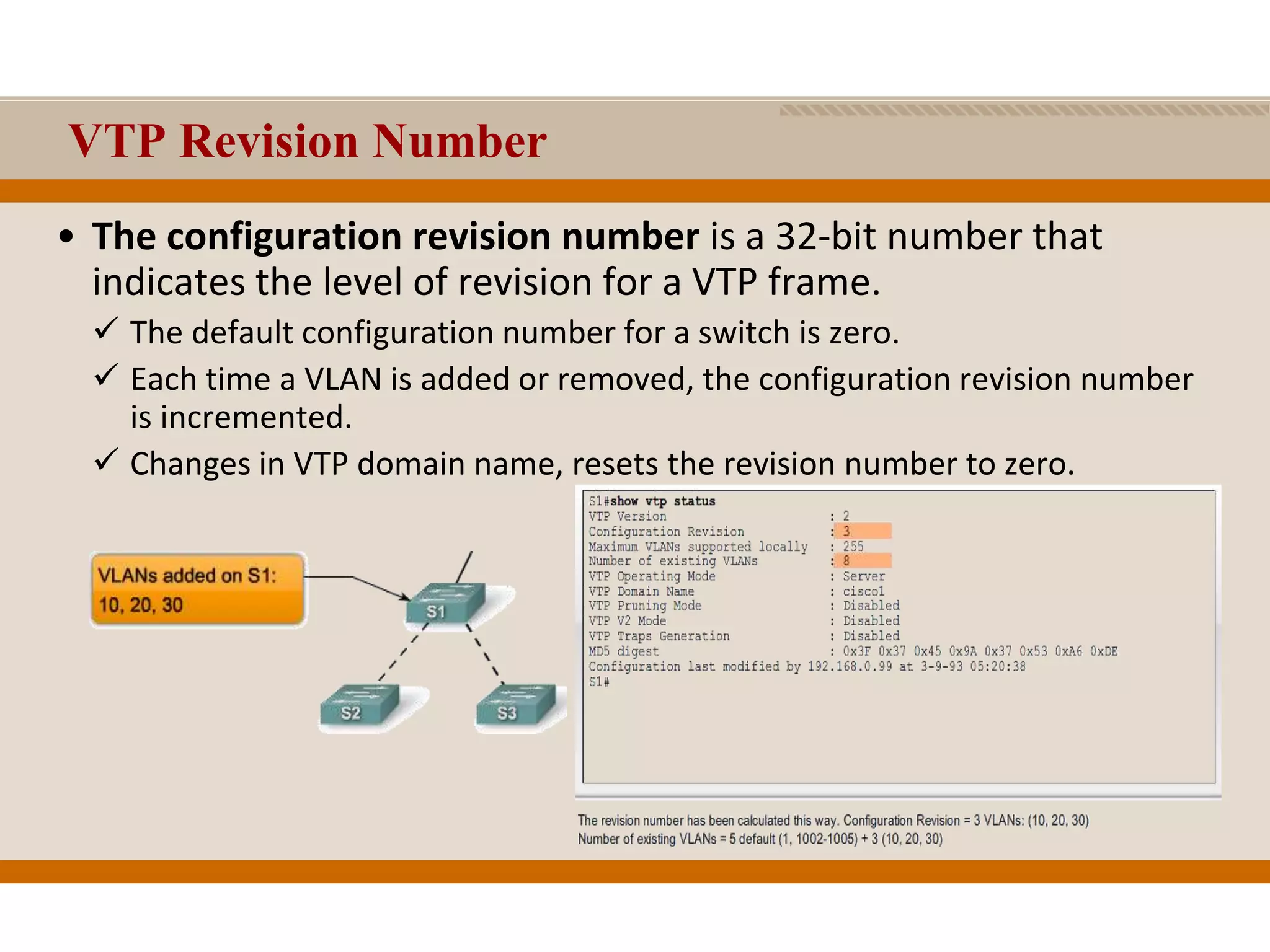 LAN Switching and Wireless: Ch4 - VLAN Trunking Protocol (VTP) | PPTX
