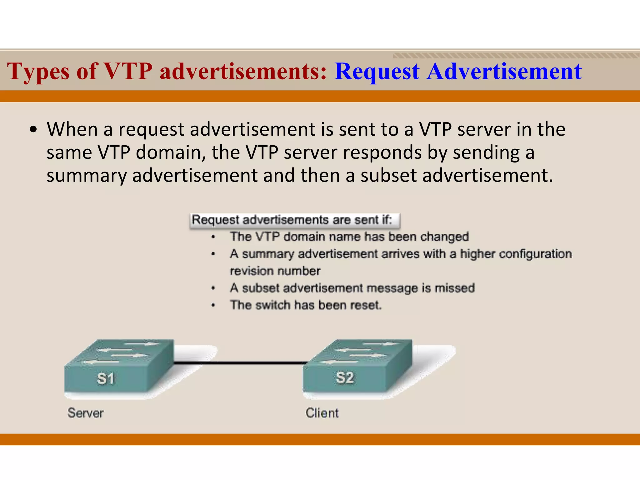 LAN Switching and Wireless: Ch4 - VLAN Trunking Protocol (VTP) | PPTX