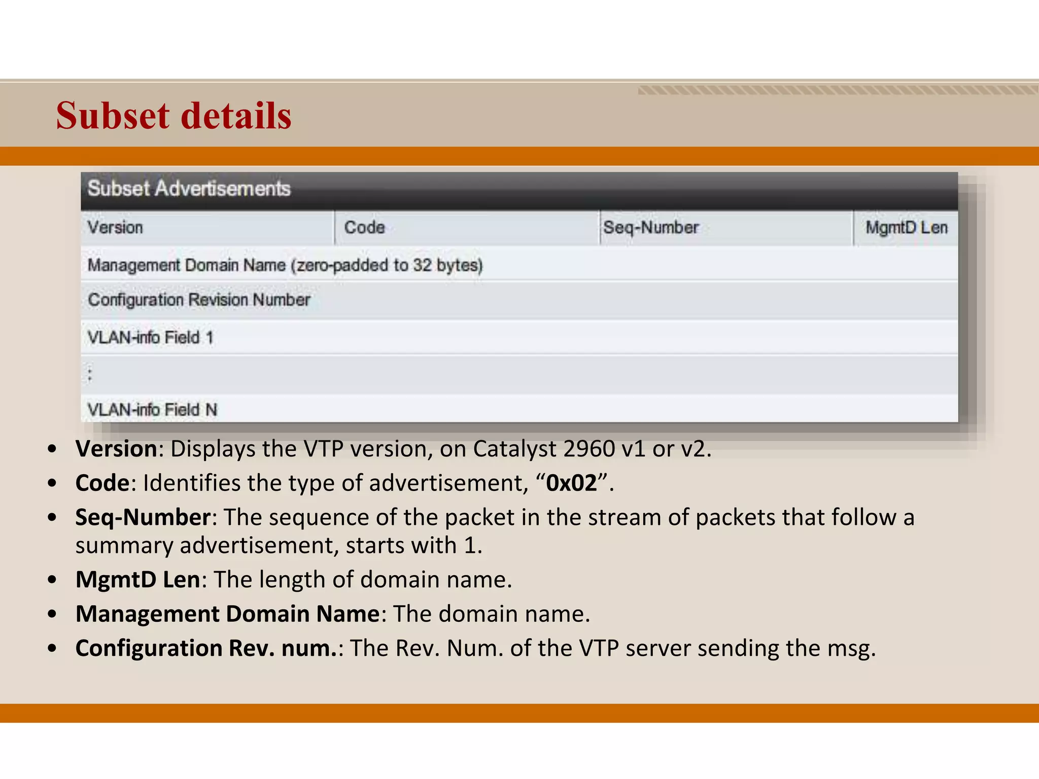 LAN Switching and Wireless: Ch4 - VLAN Trunking Protocol (VTP) | PPTX