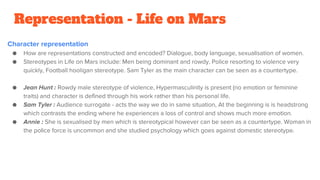 EDUQAS MEDIA STUDIES A LEVEL COMPONENT TWO SECTION A LIFE ON MARS AND ...