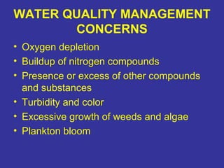 04 water quality and management | PPT