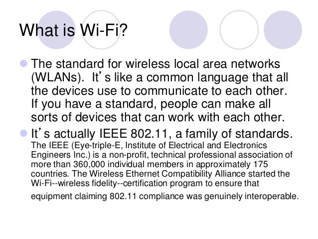 wi-fi definition