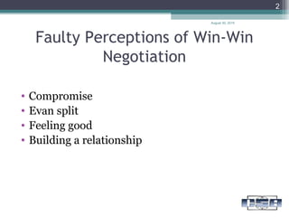 04 win win negotiation expanding the pie | PPT