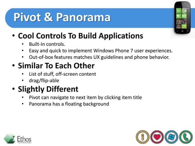 04 wp7 pivot and panorama | PPT