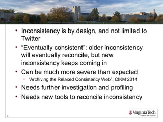 Xie, Twitter Inconsistency | PPT