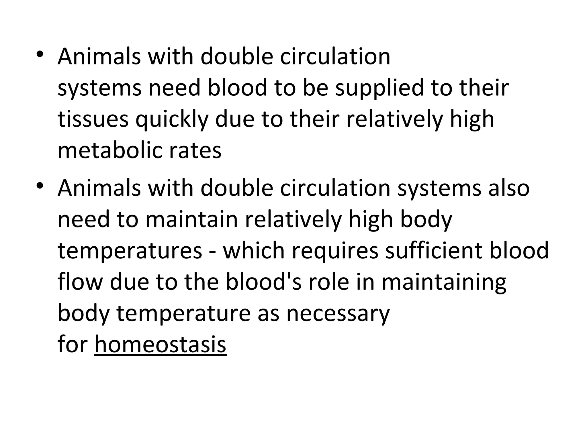 Transport systems in animals | PPT