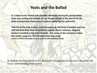 04 yeats september 1913 | PPTX