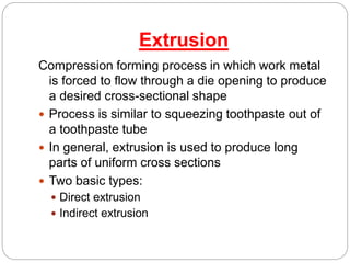 Metal Forming Process | PPTX