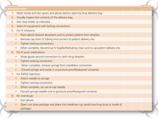 Proper Handling of Cytotoxic Agents | PDF